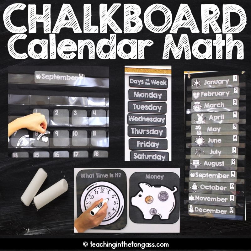 Chalkboard Calendar Math – Teaching in the Tongass