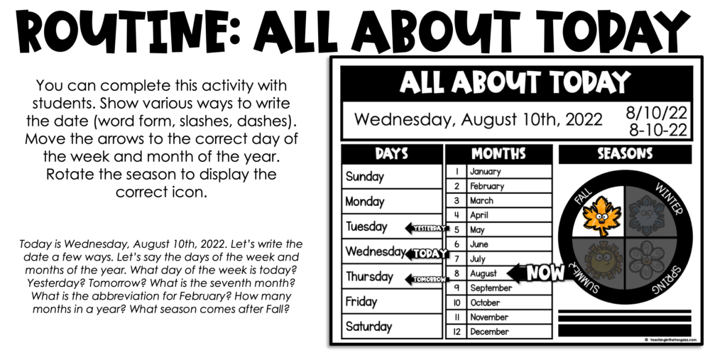 Digital Calendar Math Slides Activities and Ideas – Teaching in the Tongass
