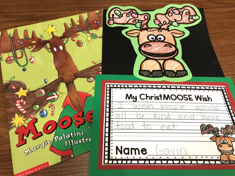Christmas Moose Mooseltoe Craft Writing – Teaching in the Tongass