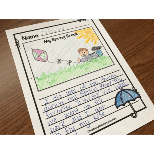Spring Break Writing Activity – Teaching in the Tongass